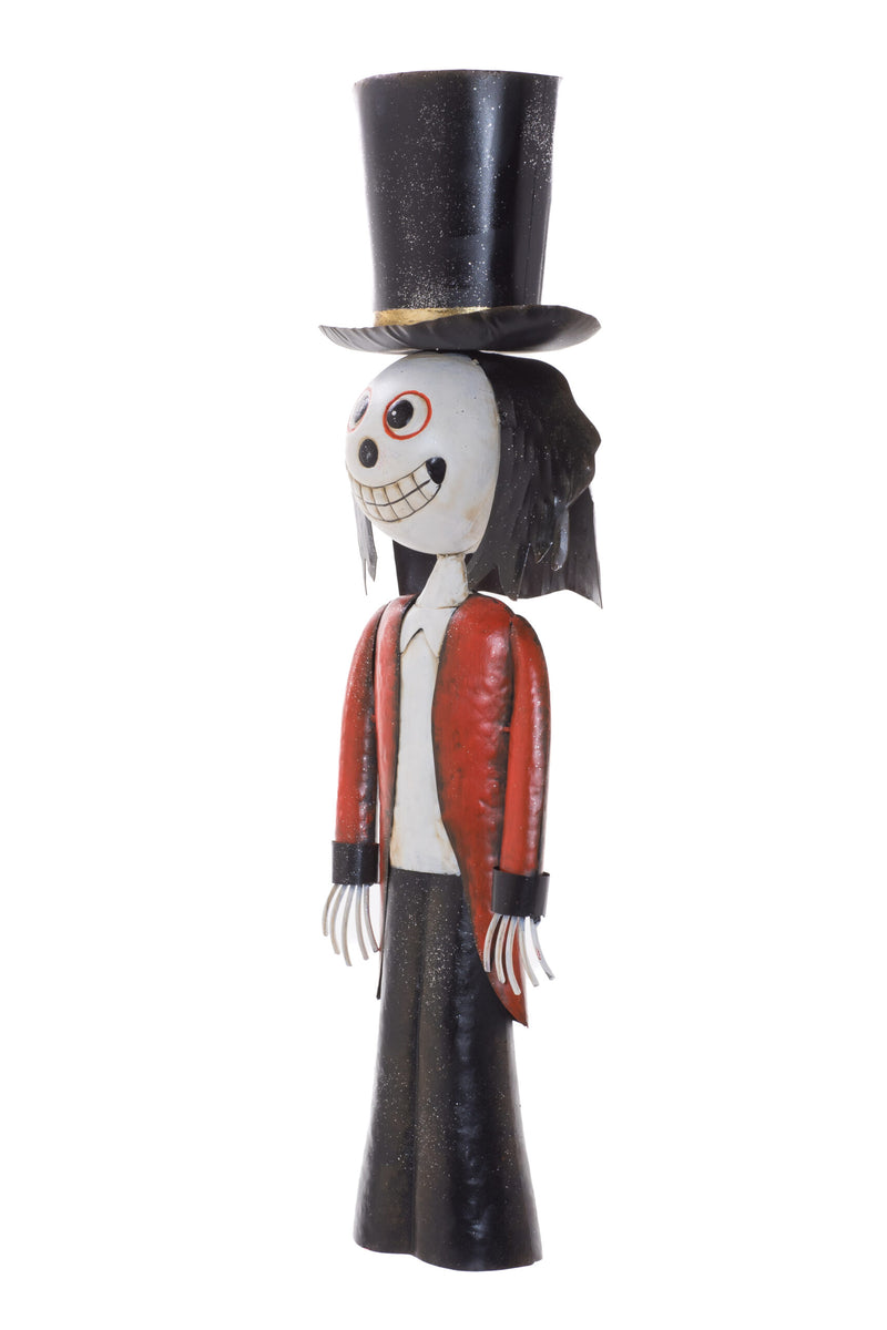 Standing Skeleton in Red Coat & Top Hat, 27.5in – Floral Acres ...