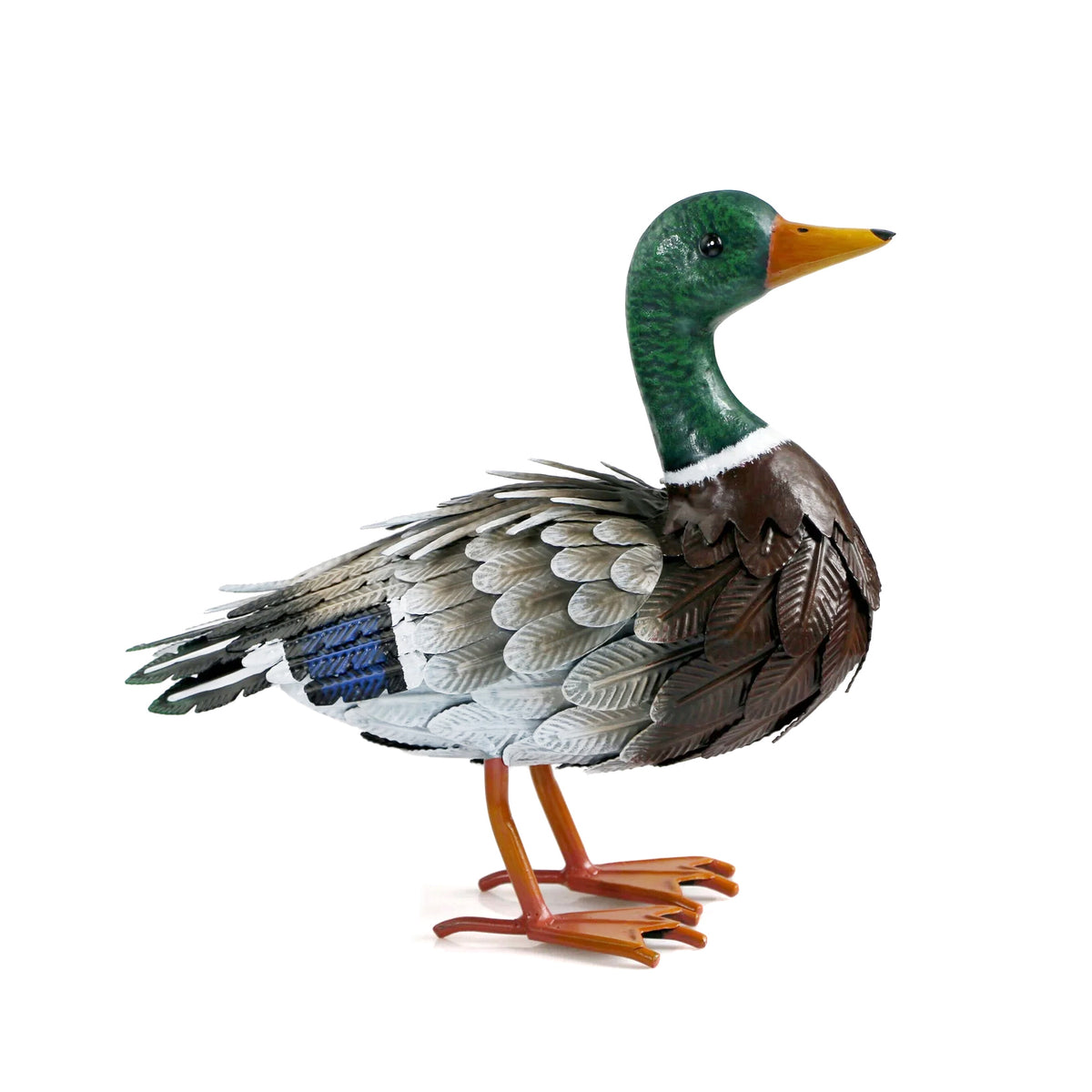 Mallard Duck Metal Statue, 12in – Floral Acres Greenhouse & Garden Centre