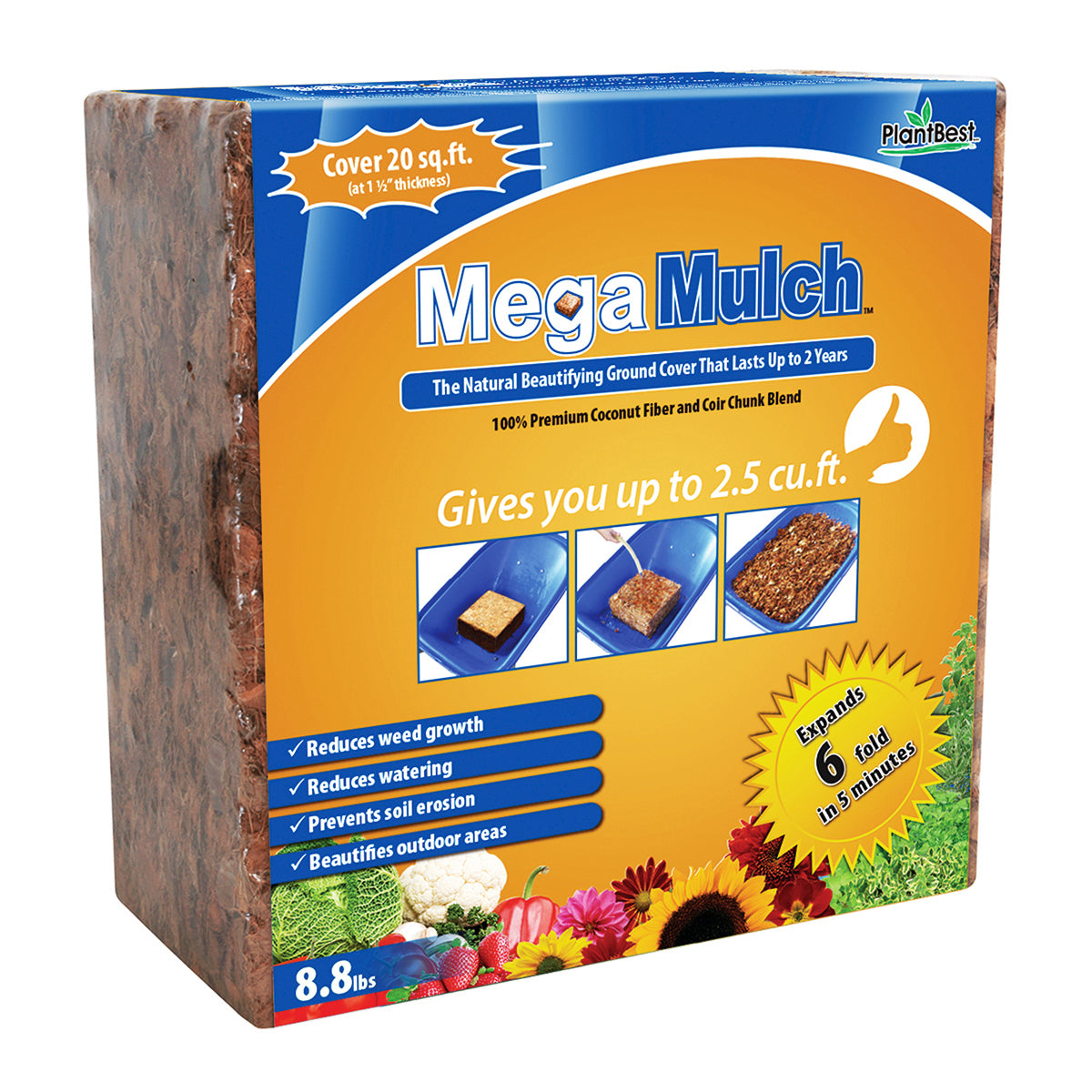 Mega Mulch 2.5cu.ft – Floral Acres Greenhouse & Garden Centre