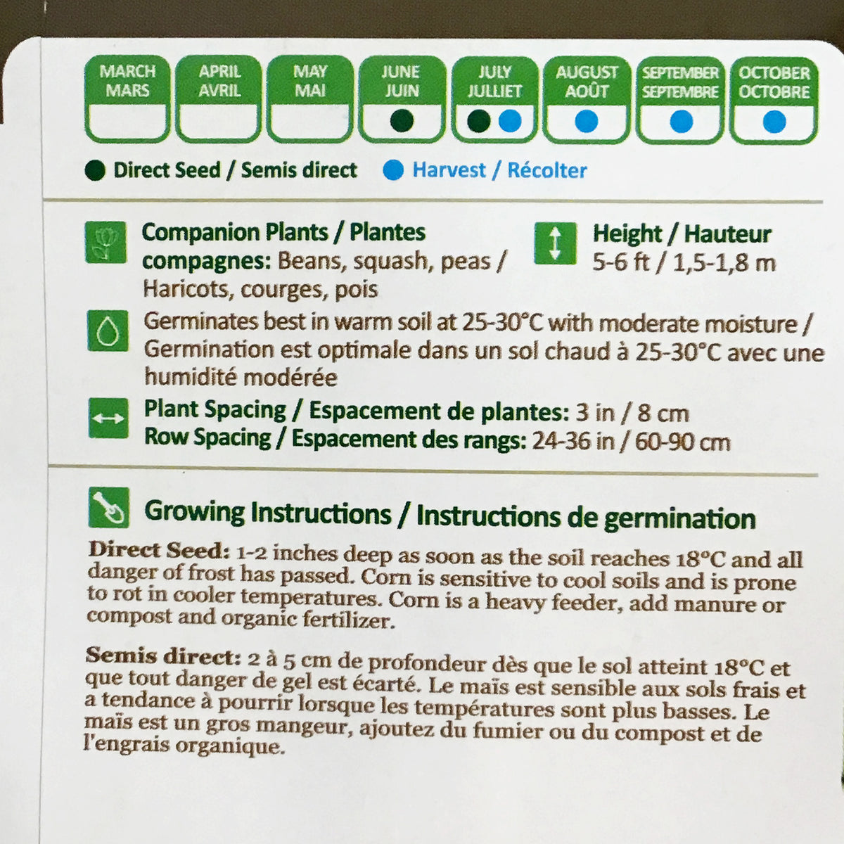 Corn - Golden Bantam Seeds, NW – Floral Acres Greenhouse & Garden Centre