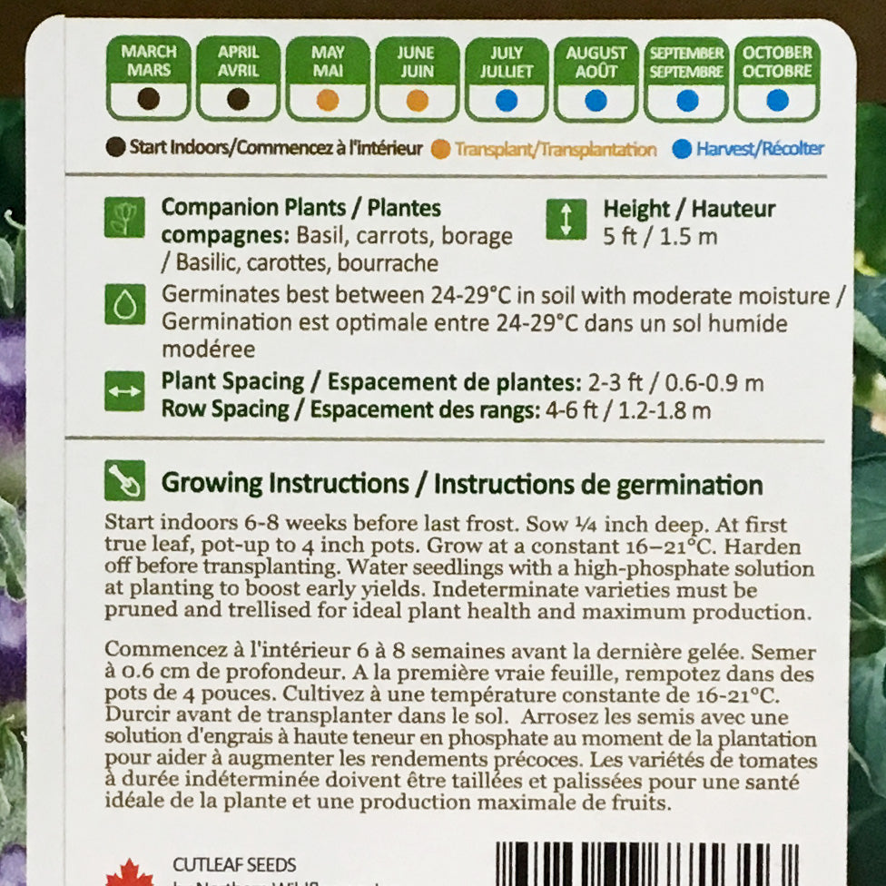 Tomato - Blueberry Seeds, NW – Floral Acres Greenhouse & Garden Centre