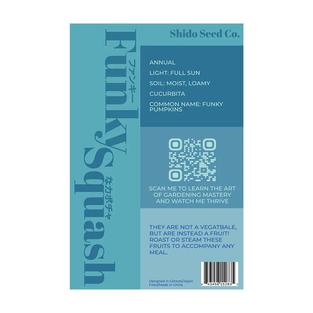 Funky Sqush- Seeds, – Floral Acres Greenhouse & Garden Centre