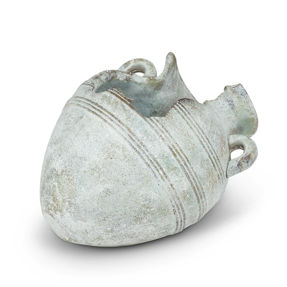 Planter, Cement, Tipped Broken Urn – Floral Acres Greenhouse & Garden ...