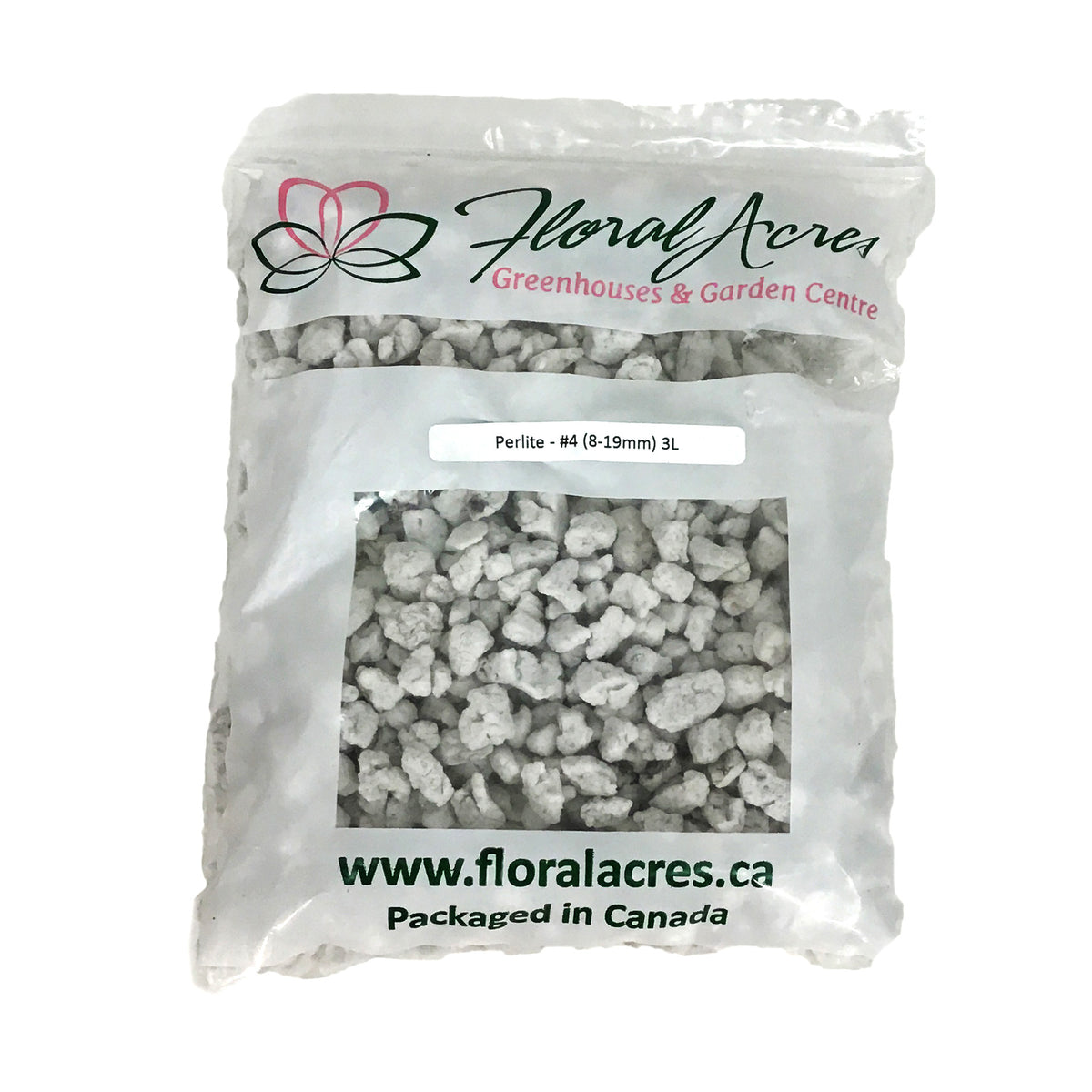 Perlite, #4, 3L Bag – Floral Acres Greenhouse & Garden Centre
